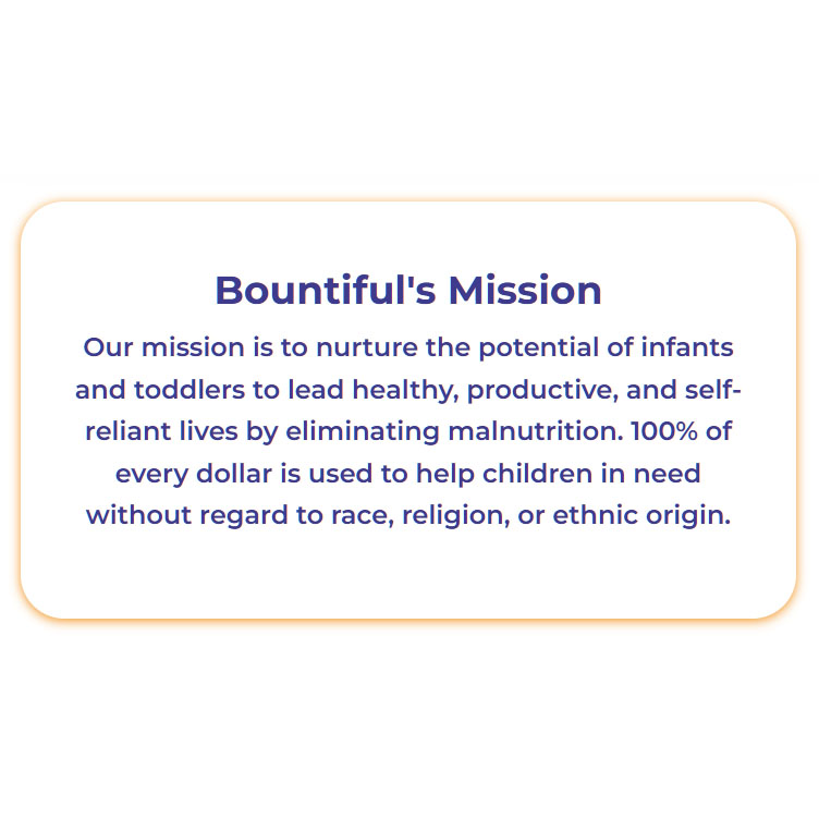 Our Mission - Bountiful Children's Foundation