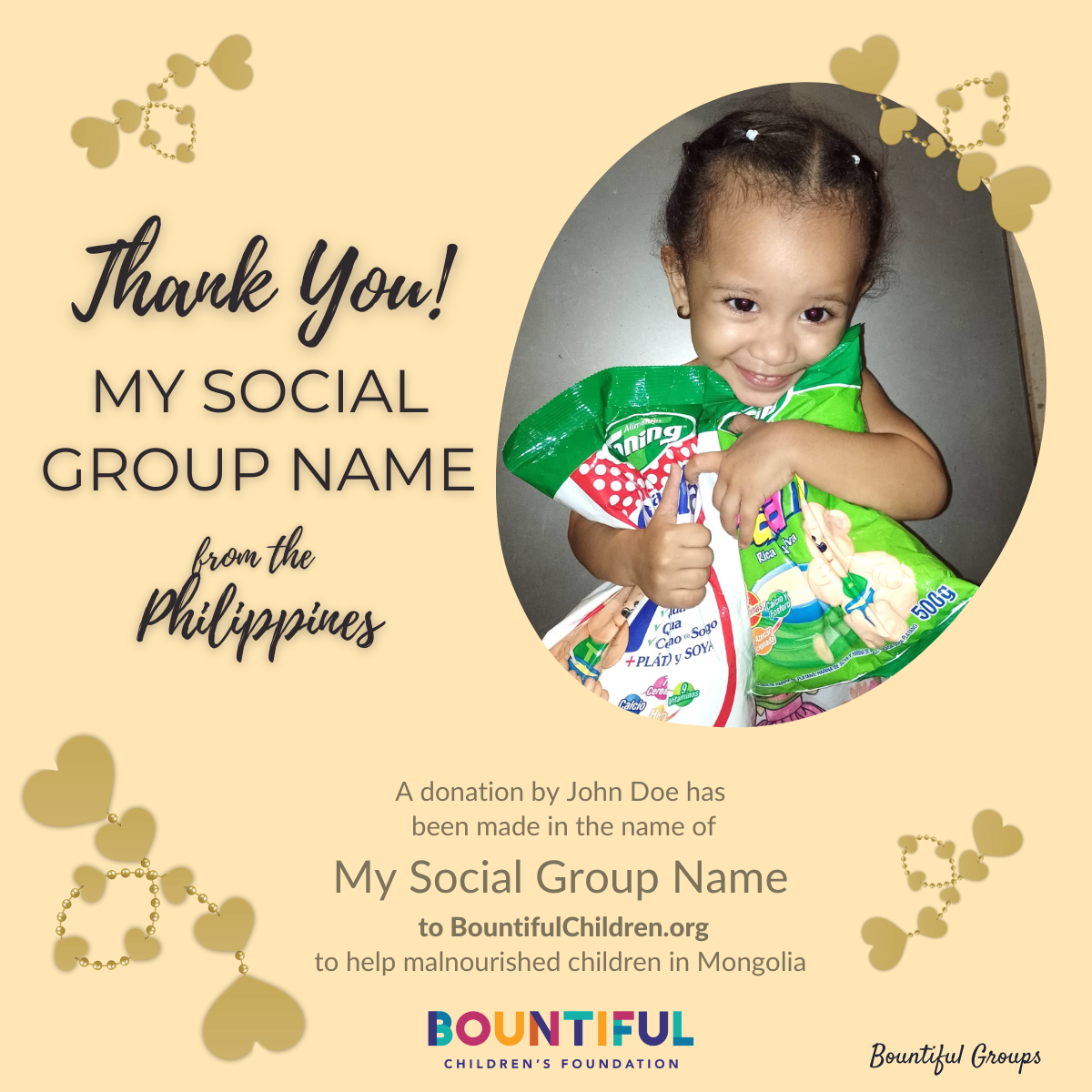 Social Media Group Shoutout - Bountiful Children's Foundation